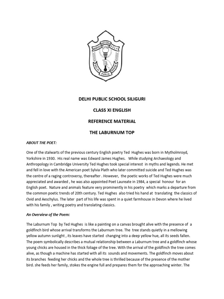 The Laburnum Top Ref Mat | PDF