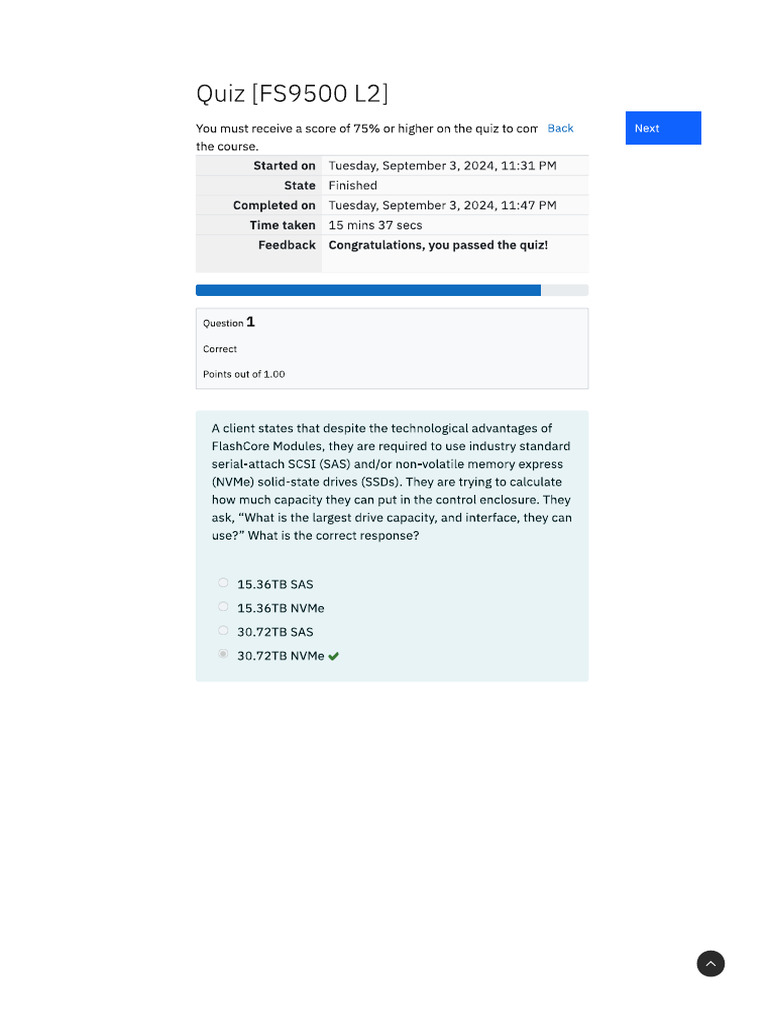 Quiz (FS9500 L2) - Attempt Review | PDF | Booting | Computing