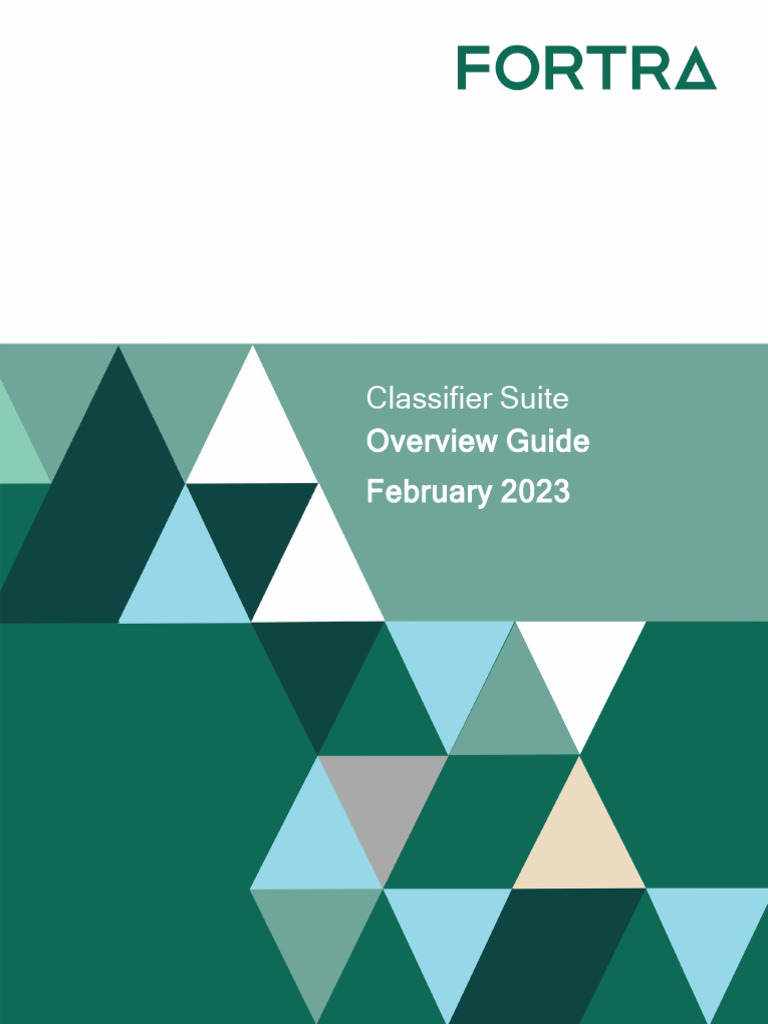 Classifier Suite Overview Pdf Share Point Microsoft Office