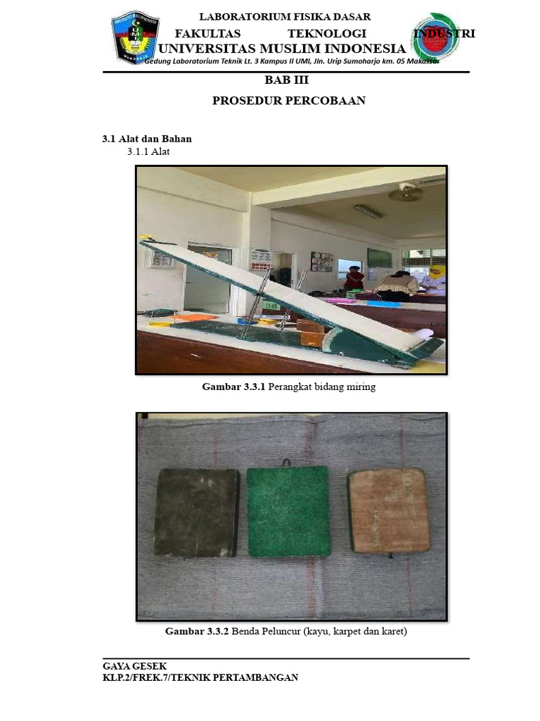 Bab 3 Gaya Gesek Egy | PDF