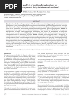 Argenta Classification of Plagiocephaly | PDF | Childhood | Medical ...