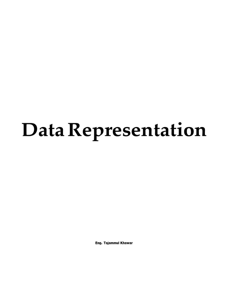 1 - Data Representation | PDF | Byte | Character Encoding 1 - Data Representation | PDF | Byte | Character Encoding