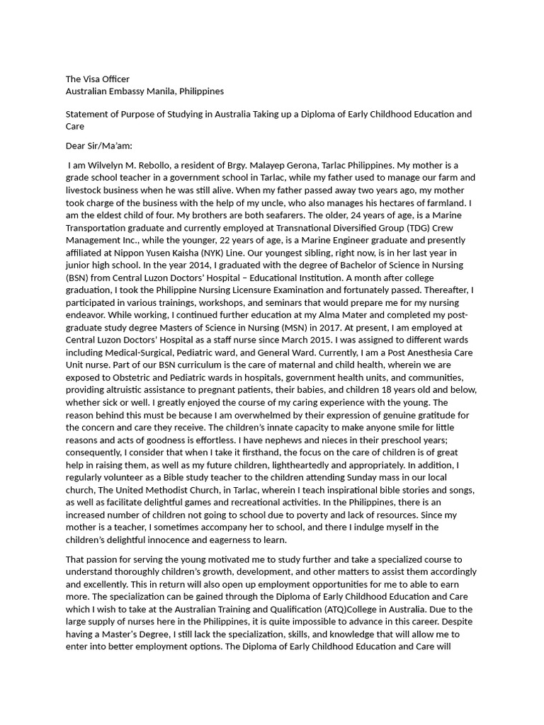 GTE - Entrant Letter To - Australia | PDF | Cost Of Living | Learning