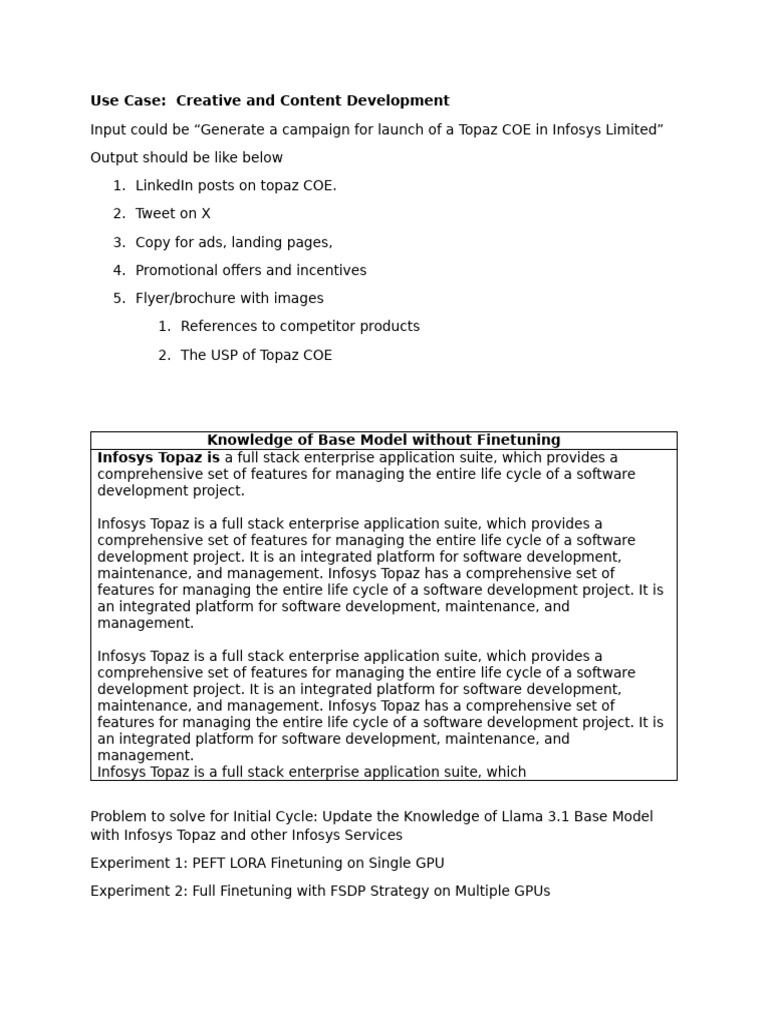 Use Case | PDF | Graphics Processing Unit | Artificial Intelligence