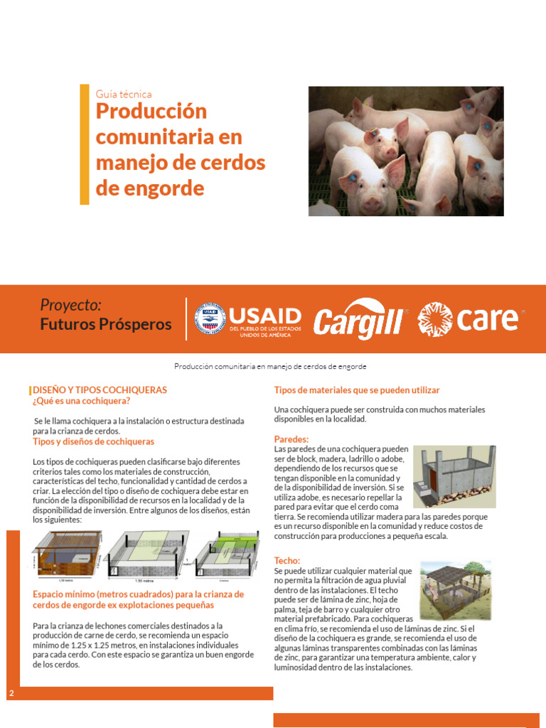 Guia Cerdos Engorde | PDF | Diarrea | Virus