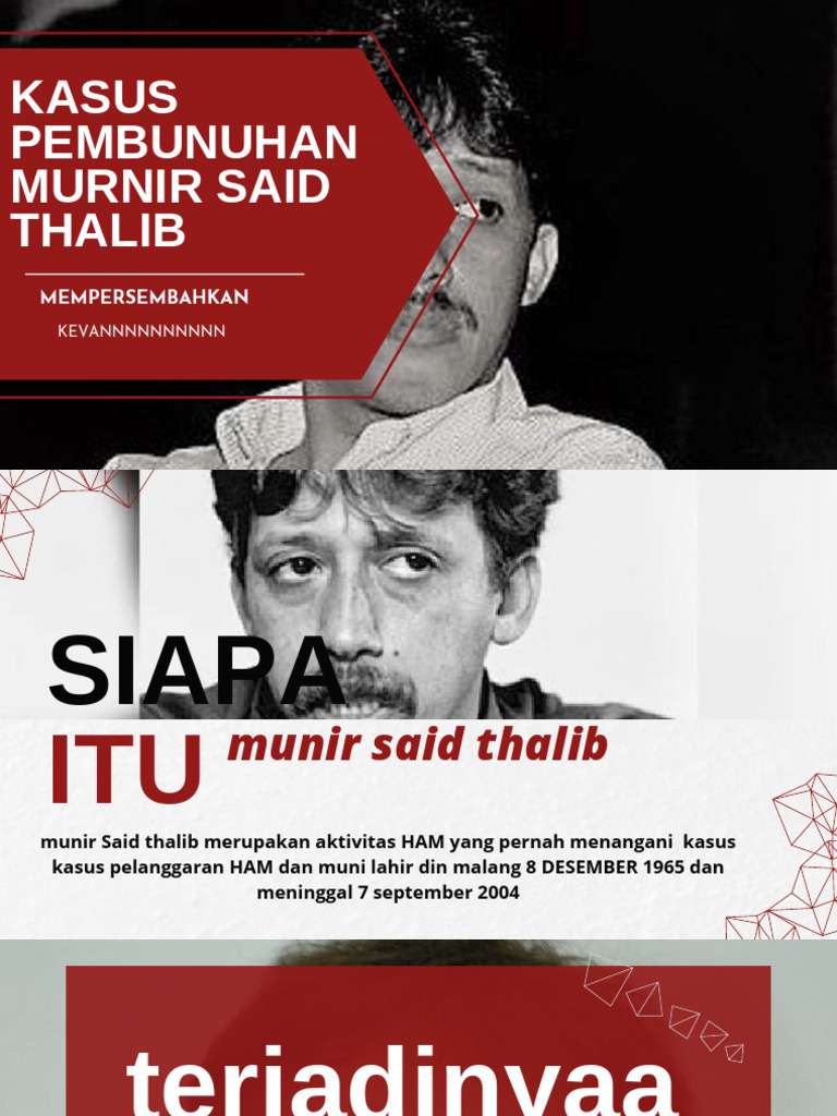 Kasus Pembunuhan Murnir Said Thalib | PDF