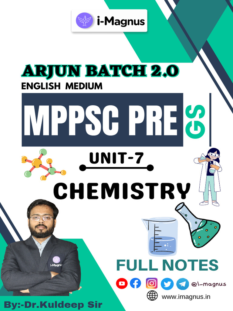 UNIT - 7 Chemistry (English) #I - Magnus | PDF | Chemical Bond | Ionic ...