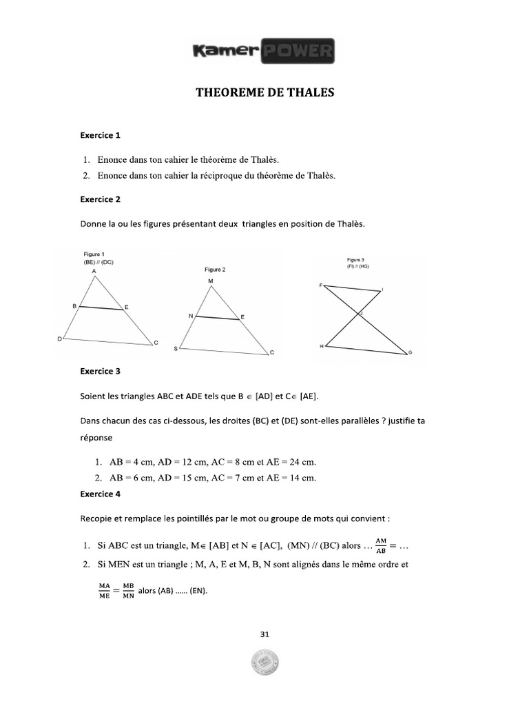 Thalès | PDF