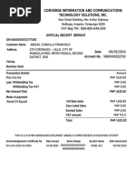 Converge Statement of Account | PDF | Government Finances | Money