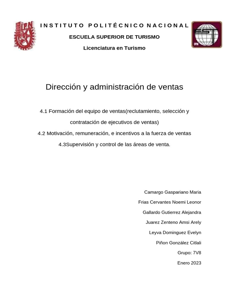 Reporte Ventas | PDF | Motivación | Motivacional