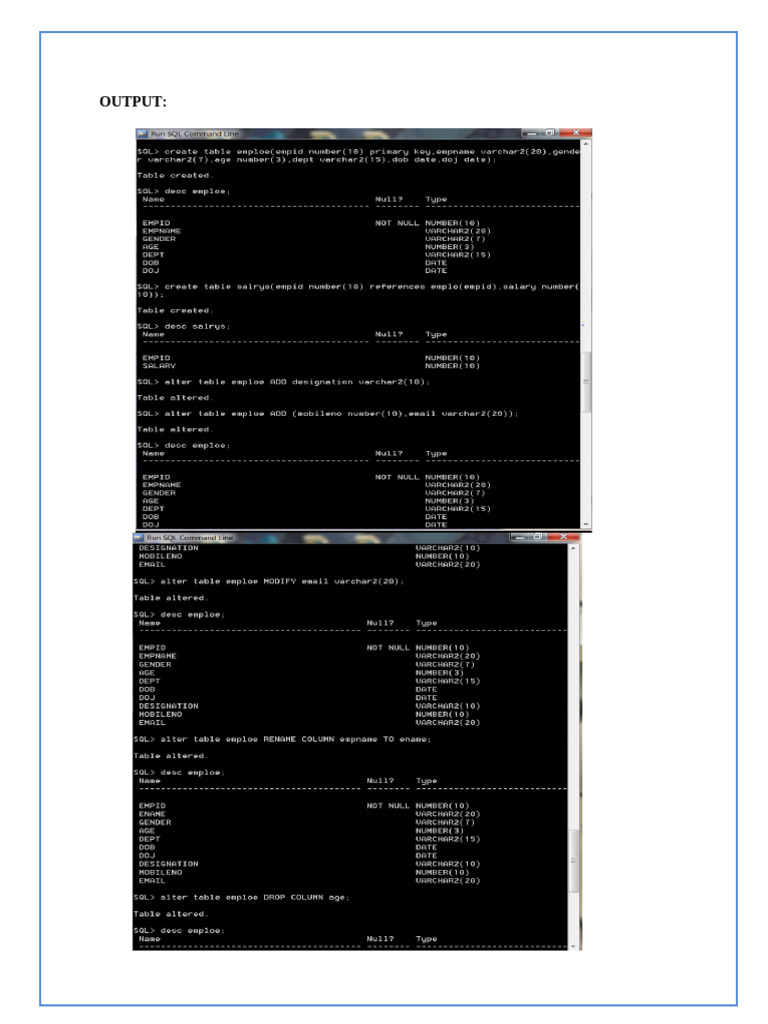 PLSQL Record 3 20 | PDF | Computers