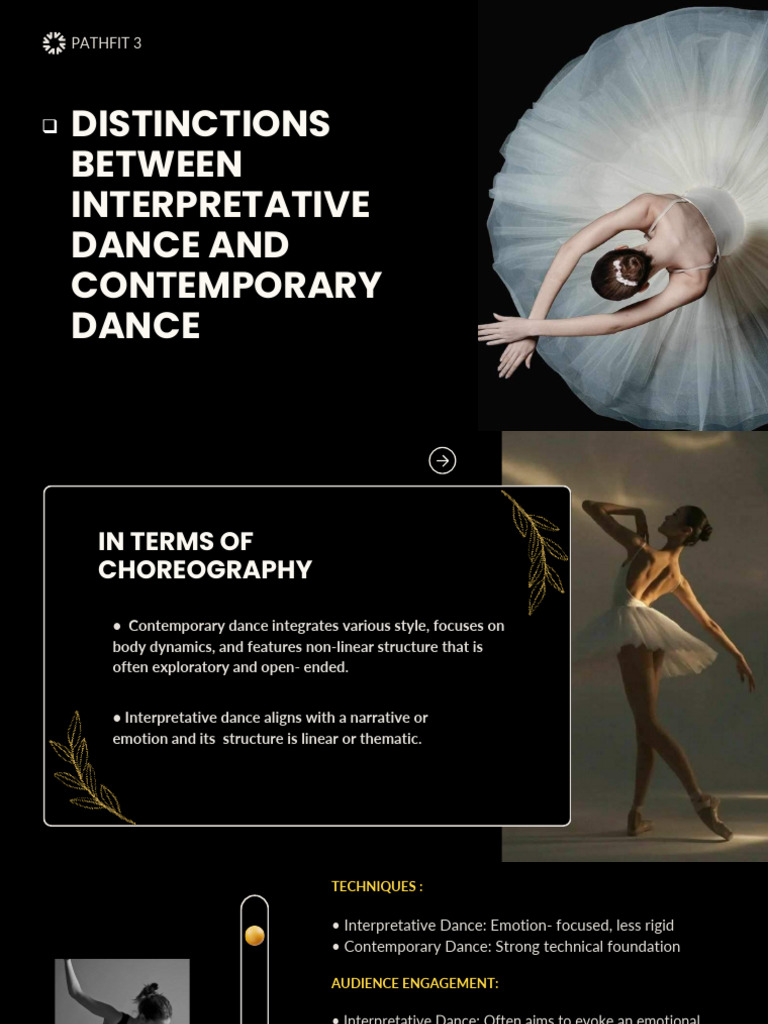 Distinction Between Contemporary and Interpretative Dance | PDF