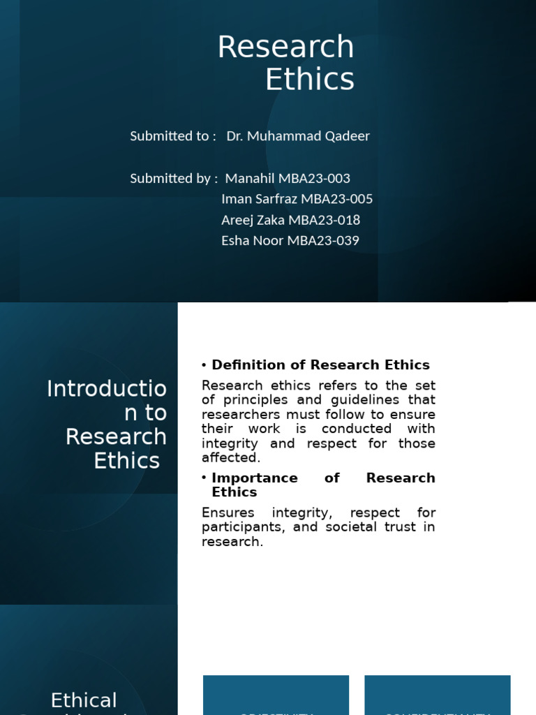 Business Ethics Slides | PDF | Informed Consent | Confidentiality