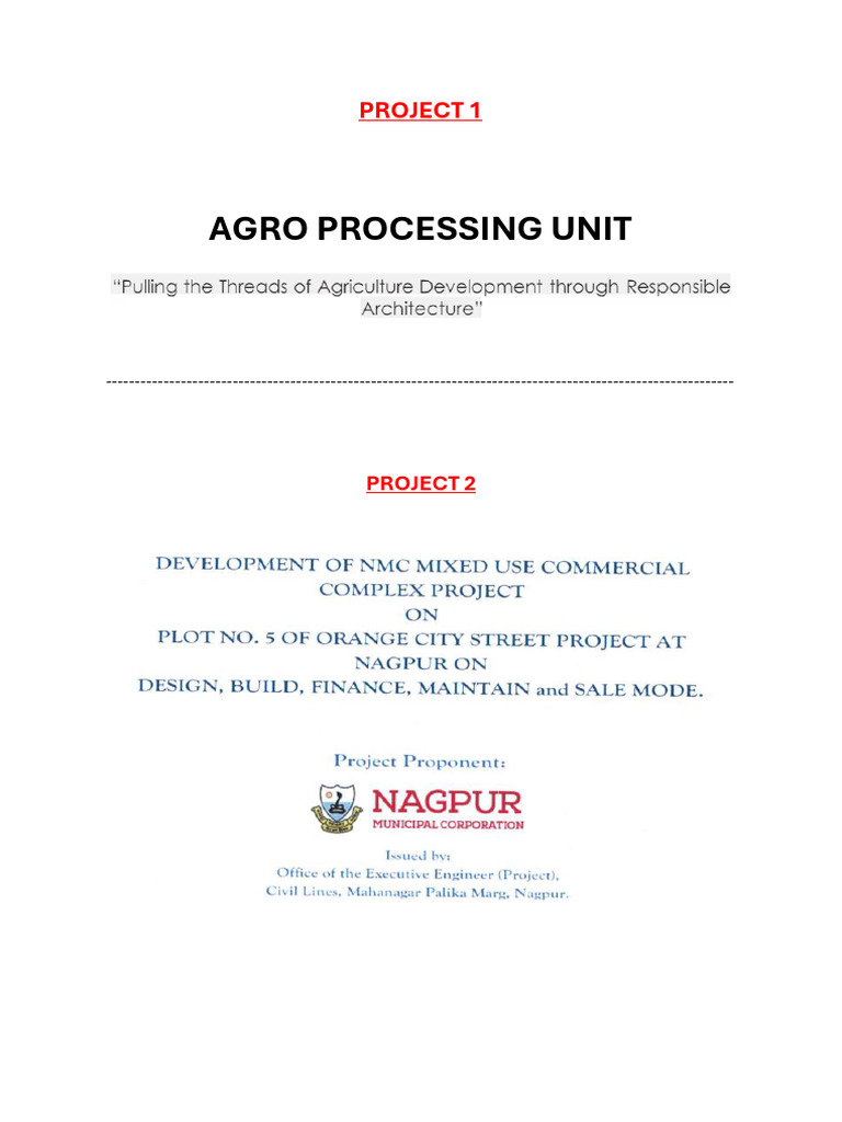 Agro Processing Unit: Project 1 | PDF | Agriculture | Vegetables