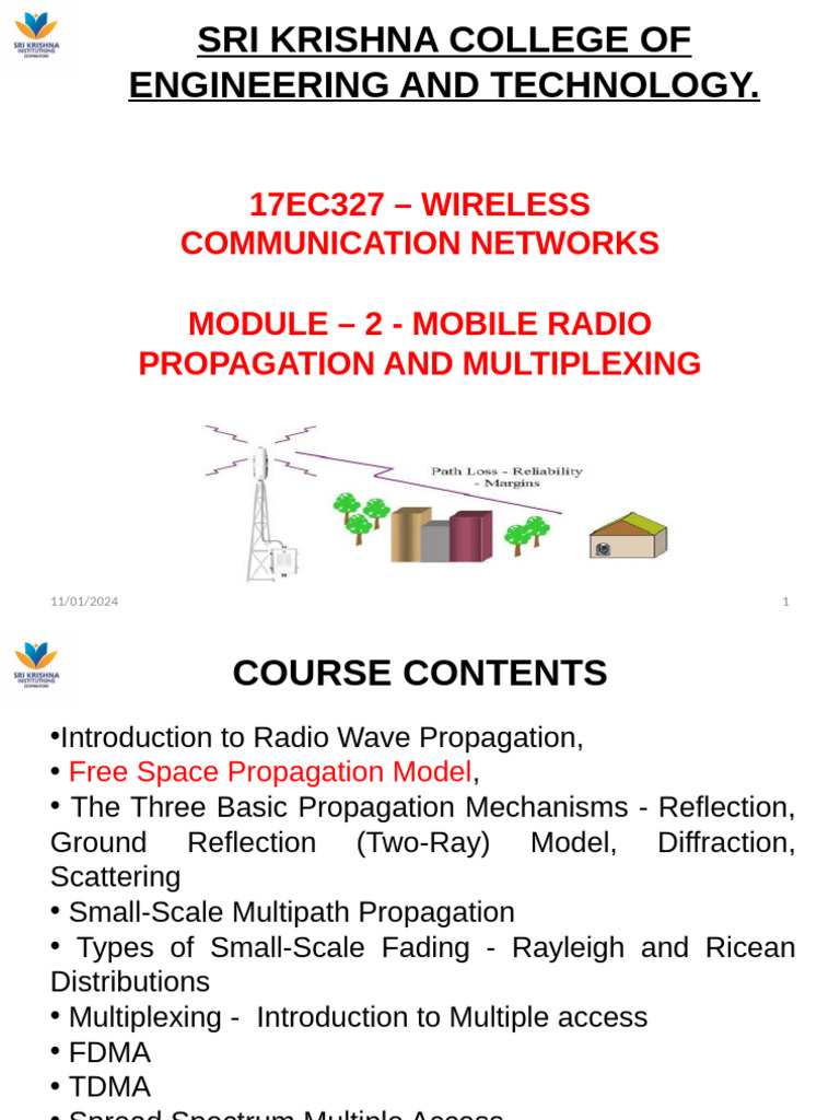 Free Propagation | PDF | Radio Propagation | Antenna (Radio)