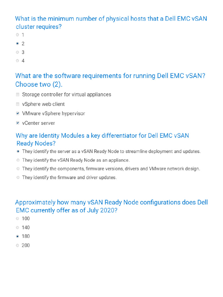 vSAN Ready Nodes Technical Overview | PDF