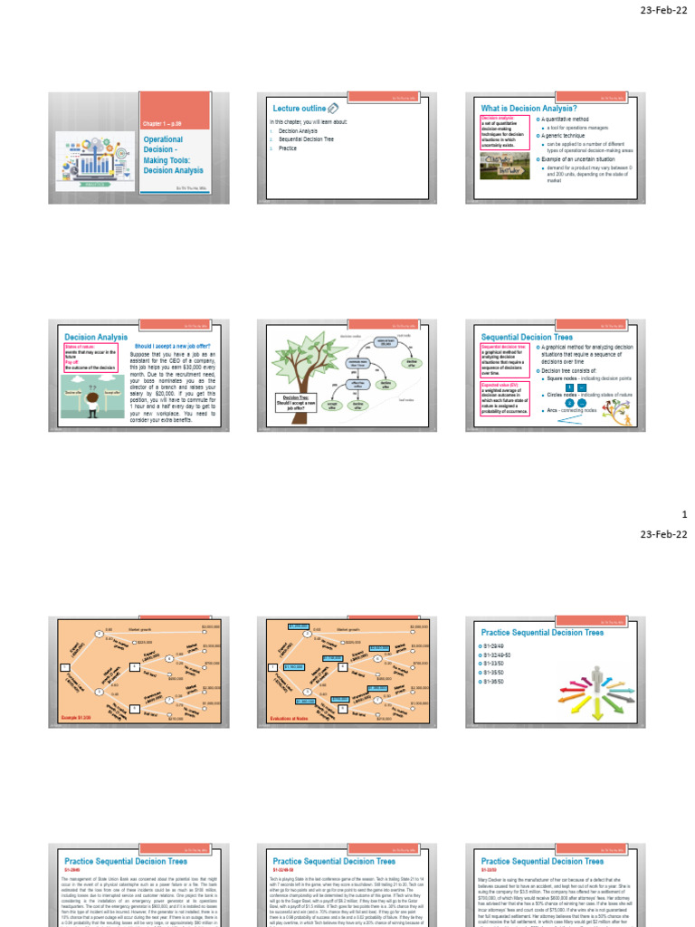 Chap 1 - Operational Decision | PDF