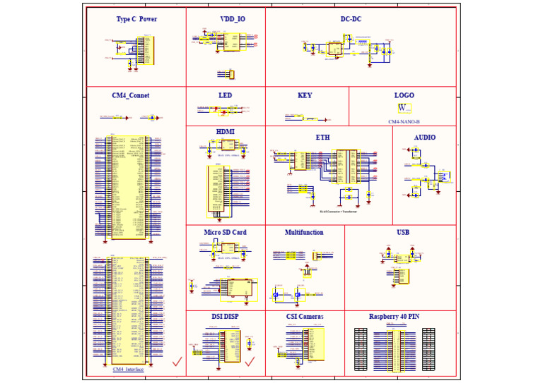 CM4 Nano A/B Schematic Overview | PDF
