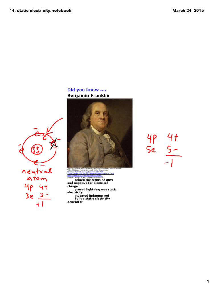 Static Electricity Notes | PDF | Electric Charge | Electricity