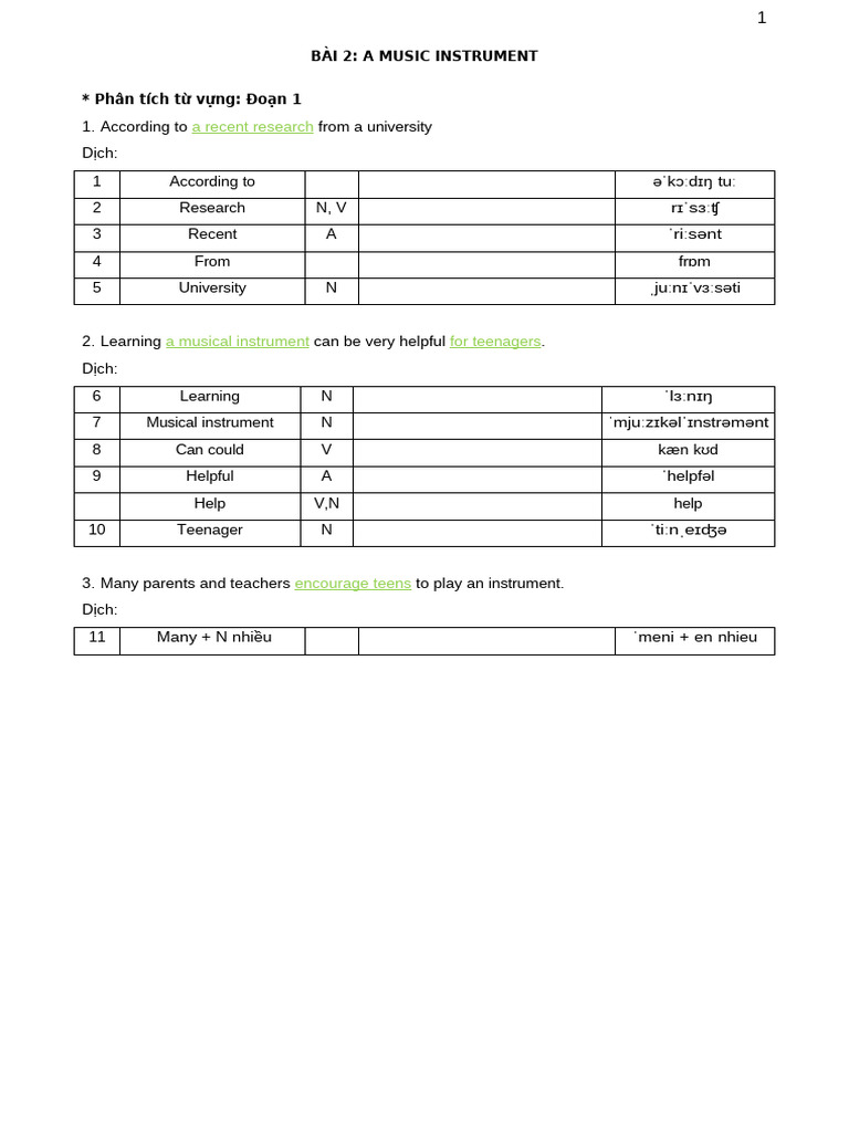 Bài 2 - Phân Tích T V NG | PDF
