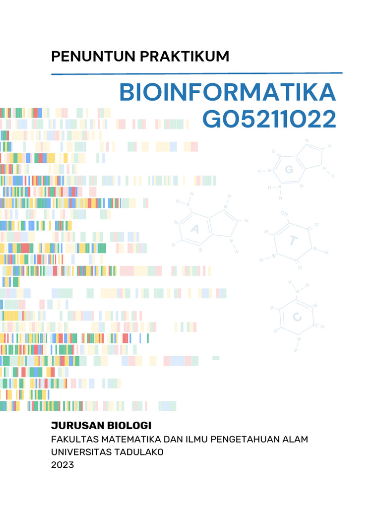 Penuntun Praktikum Bioinformatika 2023 | PDF | Kesehatan Holistik | Sains & Matematika