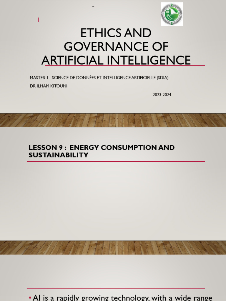 Slide-Lesson9 - Energy Consumption and Sustainability AI | PDF ...