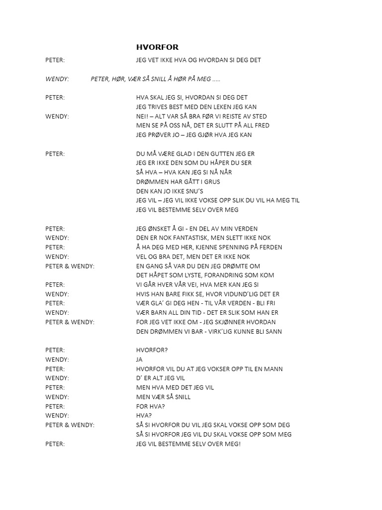 03a - Hvorfor (Tekst) | PDF