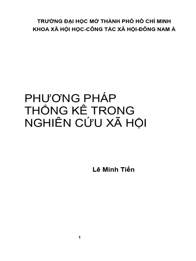PHNG Phap THNG Ke Trong Nghien Cu Xa | PDF