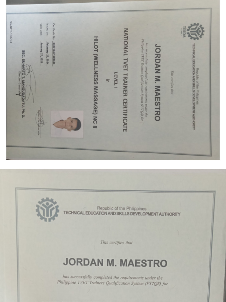 Jordan Maestro NC and NTTC | PDF