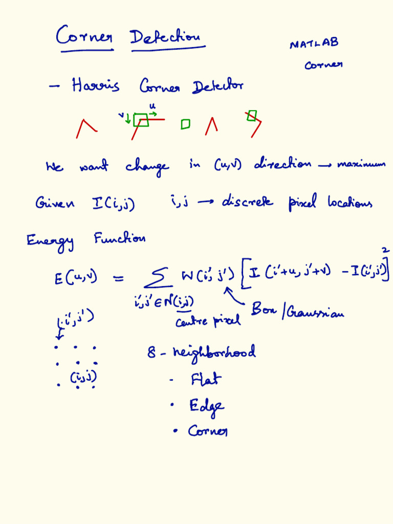Corner Detection Pdf