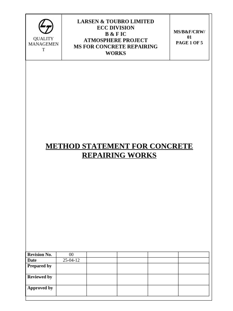 MS Repair | PDF | Concrete | Epoxy