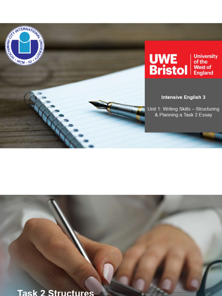 Writing Skills Task 2 Question Types Structuring Planning Pdf