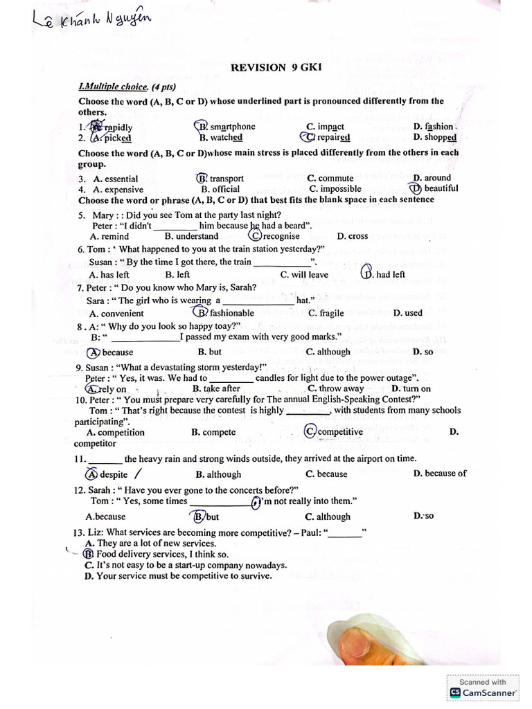 Friends Plus 9 hk1 | PDF