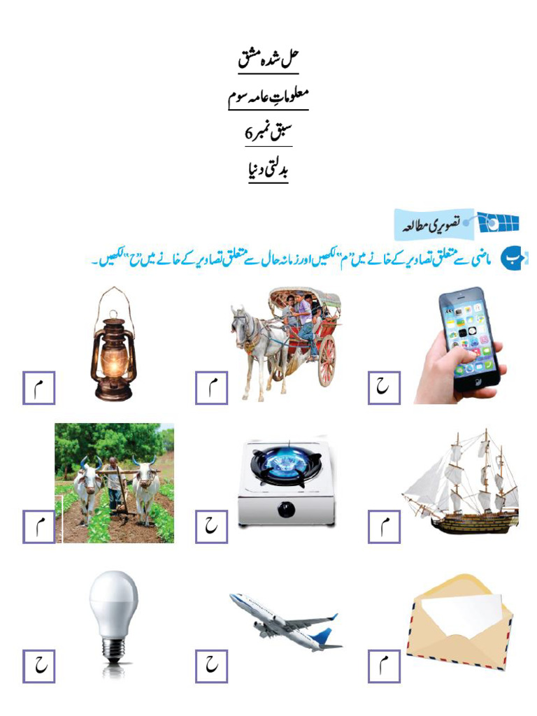 GK Grade 3 Unit 6 Solved Exercise UM | PDF