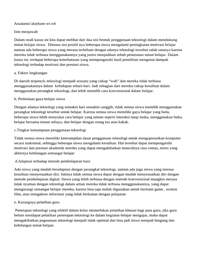 Metode Pen Diskusi 1 | PDF | Karier & Perkembangan