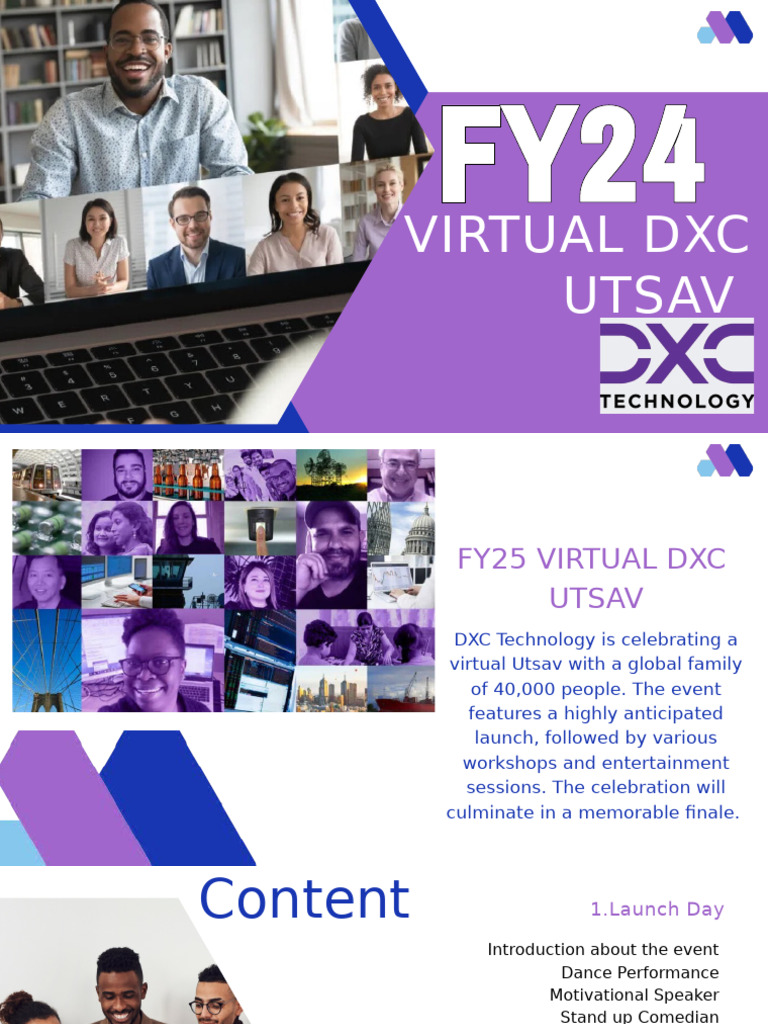 FY25 Virtual DXC Utsav | PDF | Art | Wellness