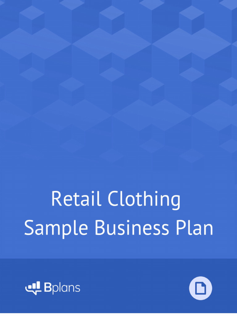 Clothing Retail Sample Plan Ungated | PDF