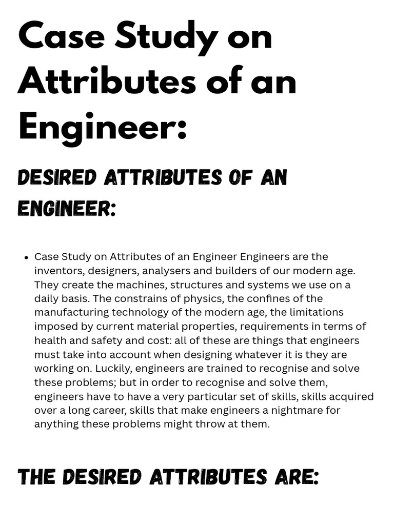 Case Study On Attributes of An Engineer - 20241002 - 223514 - 0000 ...