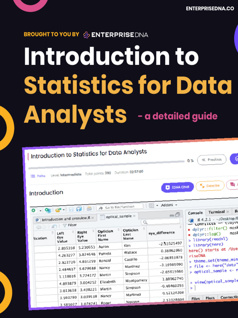 Introduction To Statistics For Data Analysts 1723726330 | PDF ...