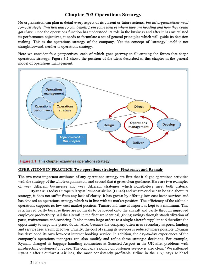 Operation Management | PDF | Low Cost Carrier | Business