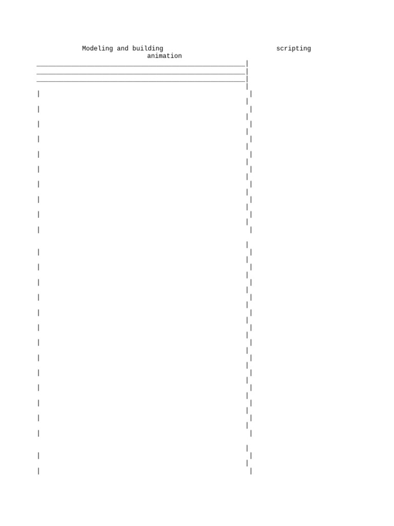 3D Modeling, Scripting, Animation | PDF