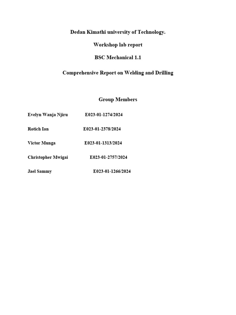 Workshop Lab | PDF | Welding | Construction