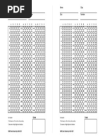 Ctet Omr Sheet | PDF | Optical Character Recognition | Office Equipment