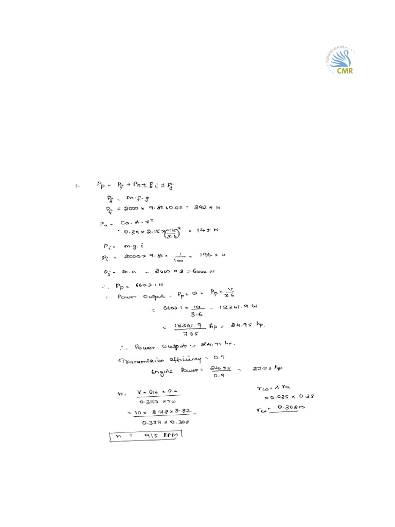 IAT - I Question Paper With Solution of 10CV667 Traffic Engineering ...