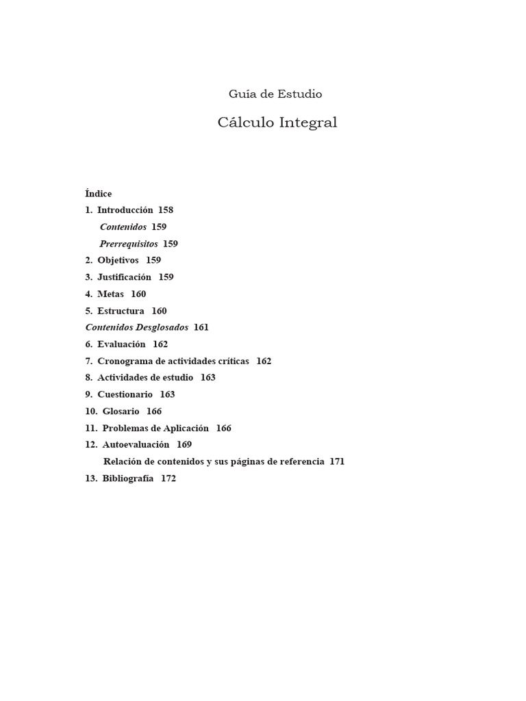 Guia de Estudio - Calculo Integral1 | PDF | Integral | Geometría