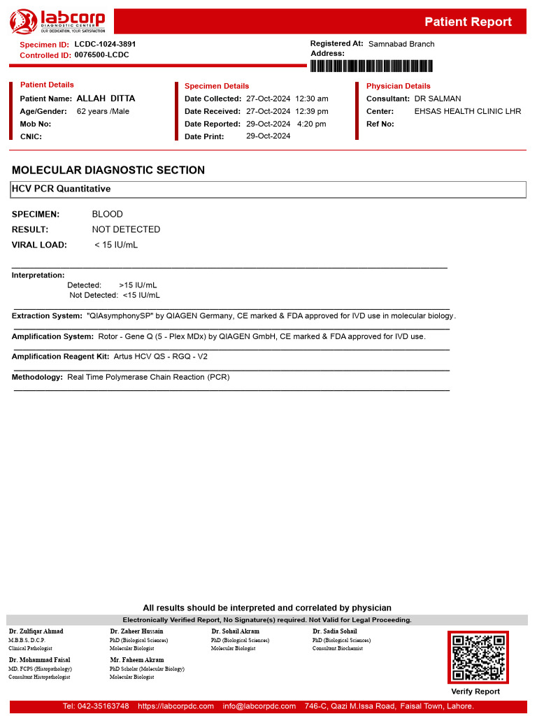 EHC 1027 Allah Ditta PCR | PDF | Biotechnology | Epidemiology