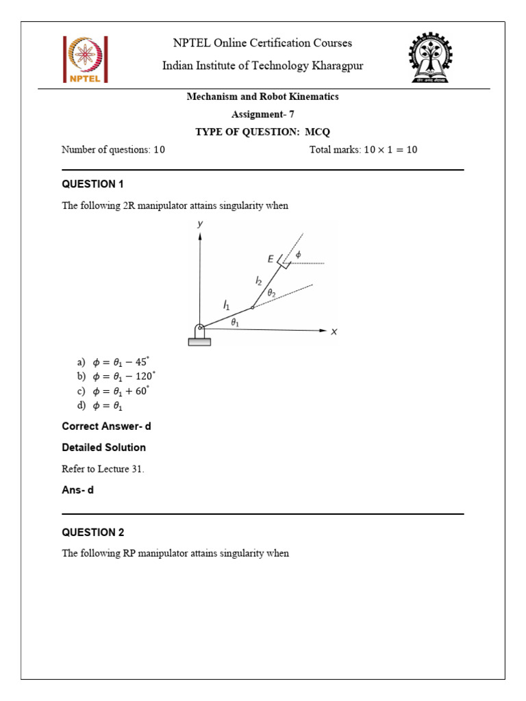 Assignment 7 2024 | PDF | Automation | Motion (Physics)