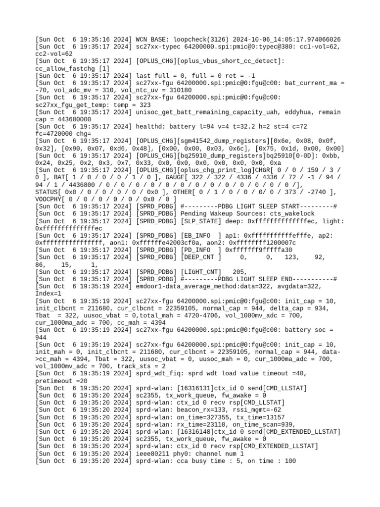 Standby Kernel Log 2024 2006 200251 | PDF | Computing