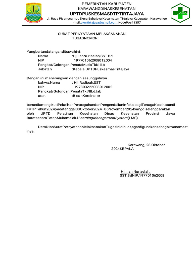 Surat Pernyataan Ppi | PDF