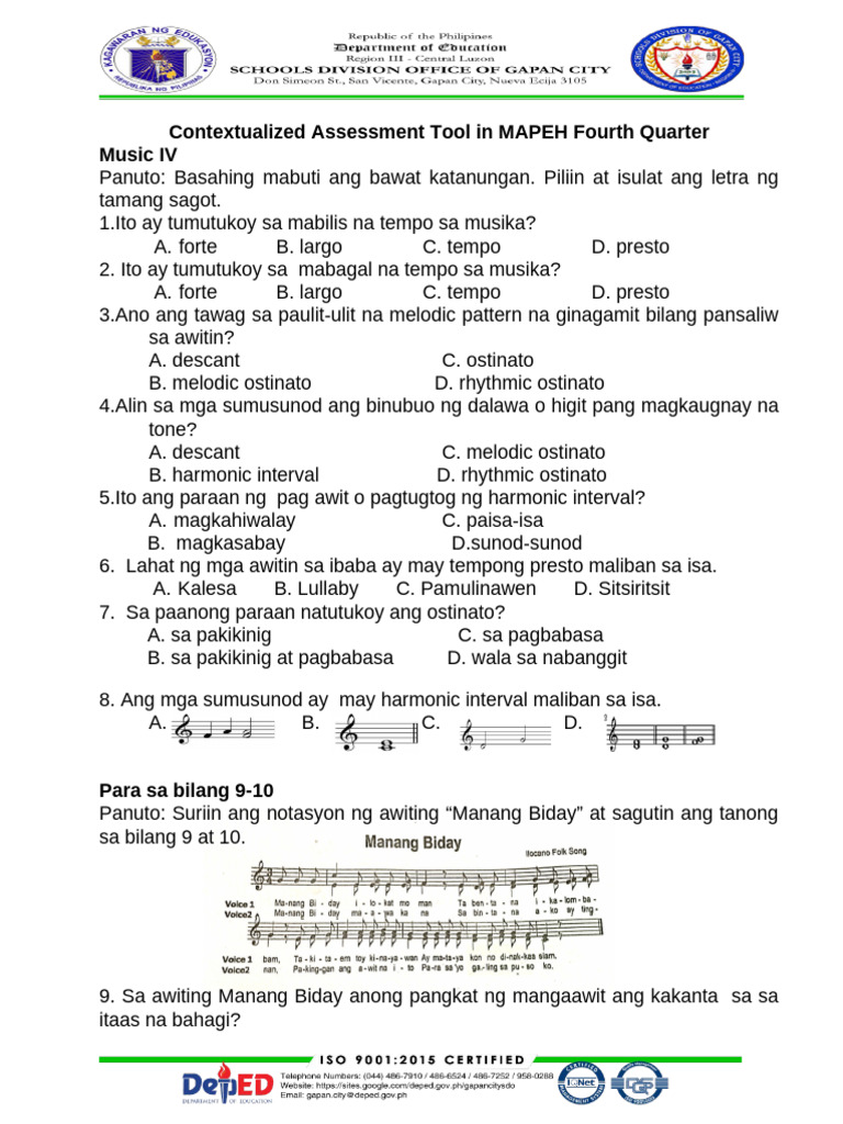 Docu For MAPEH | PDF